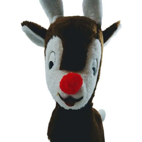 Fable | Toys | Vtg 991 Fable Toy Co Reindeer Rudolph Huge Plush Store ...